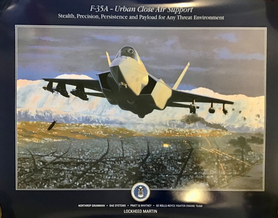 Poster Lockheed Martin F-35A | Kaufen auf Ricardo