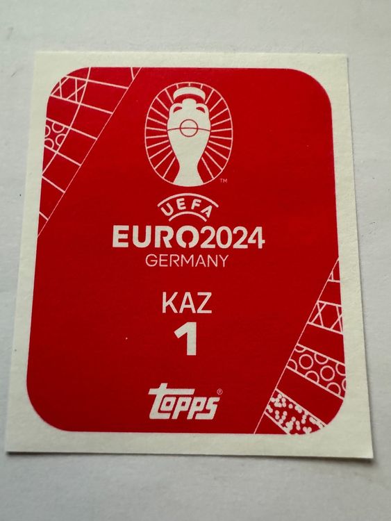 TOPPS EM 2024 / KAZ 1 - WAPPEN - blaue Punkte! (Gebraucht) in Tegerfelden für CHF 6 – mit ...