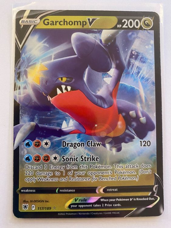 Pokemon Garchomp V 117/189 Astral Radiance EN (Neu (gemäss Beschreibung ...