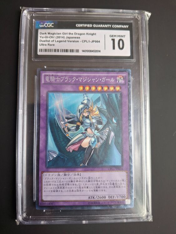 Dark Magician Girl the Dragon Knight CPL1-JP004 CGC 10 (Gebraucht) in Rickenbach-Sulz für CHF 30 ...