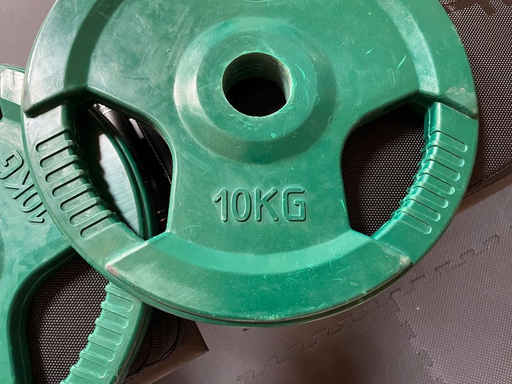 Langhantel Gewichte 2 x 10kg 50mm (Gebraucht) in Grüt (Gossau ZH) für ...
