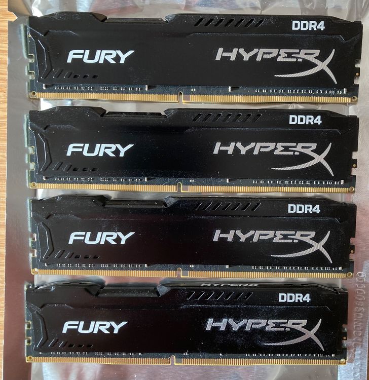 HyperX FURY Memory Black - 32GB Kit*(4x8GB) DDR4 | Kaufen auf Ricardo