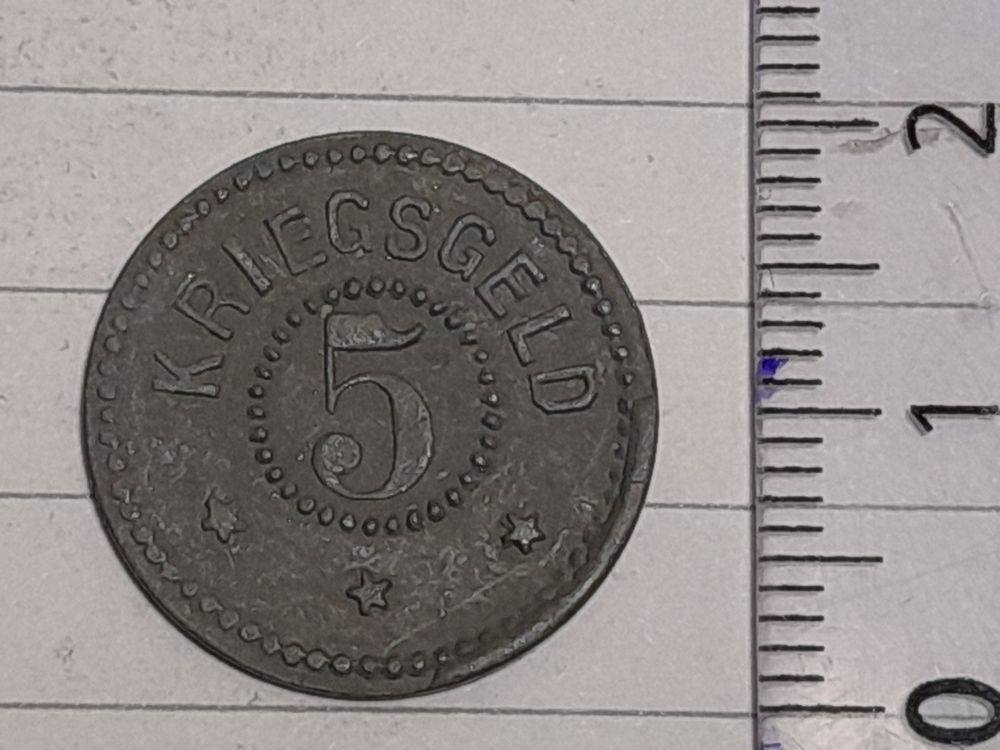 Kriegsgeld 5 Pfennig 1924 Zell im Wiesental | Kaufen auf Ricardo