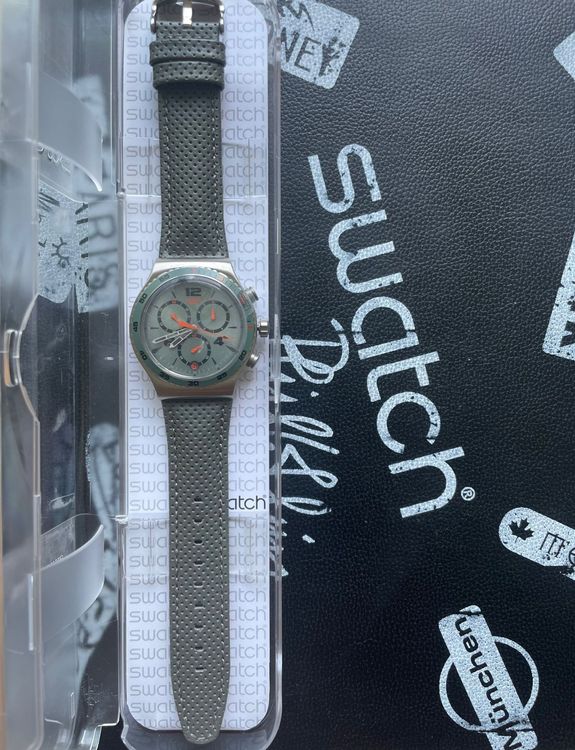 Swatch Uhr Irony Chrono L'heure du marais YVS402 | Comprare su Ricardo