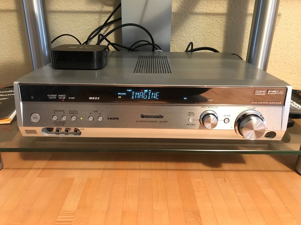 Panasonic SA-XR57 silber (Multi-Kanal Receiver ; Heimkino) (Gebraucht ...