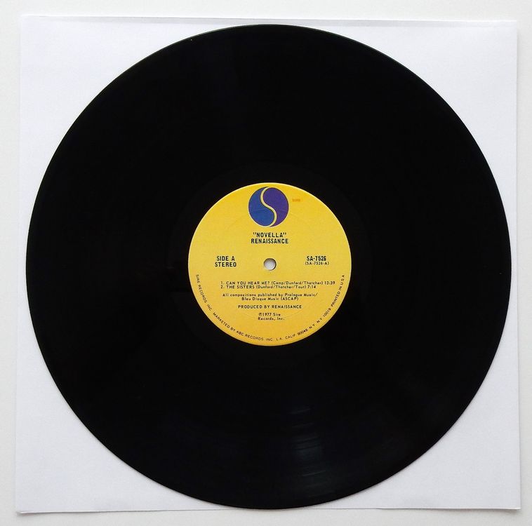 Vinyl / LP Album « Renaissance - Novella » - 1977. (Gebraucht) in ...