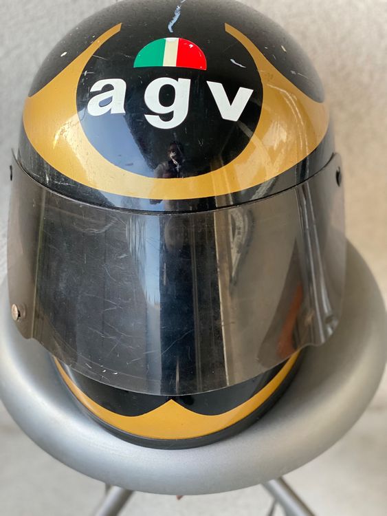 Vintage AGV Barry Sheene Helm tolle Deco | Kaufen auf Ricardo