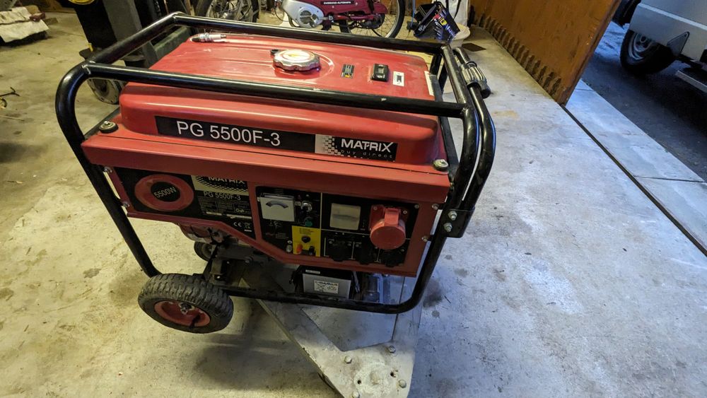 Stromgenerator Matrix PG5500F-3 mit Elektrostarter | Kaufen auf Ricardo
