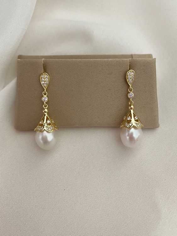 Perlen Ohrringe/ Süsswasserperlen echte (Neu und originalverpackt) in Sarnen für CHF 90 – mit ...