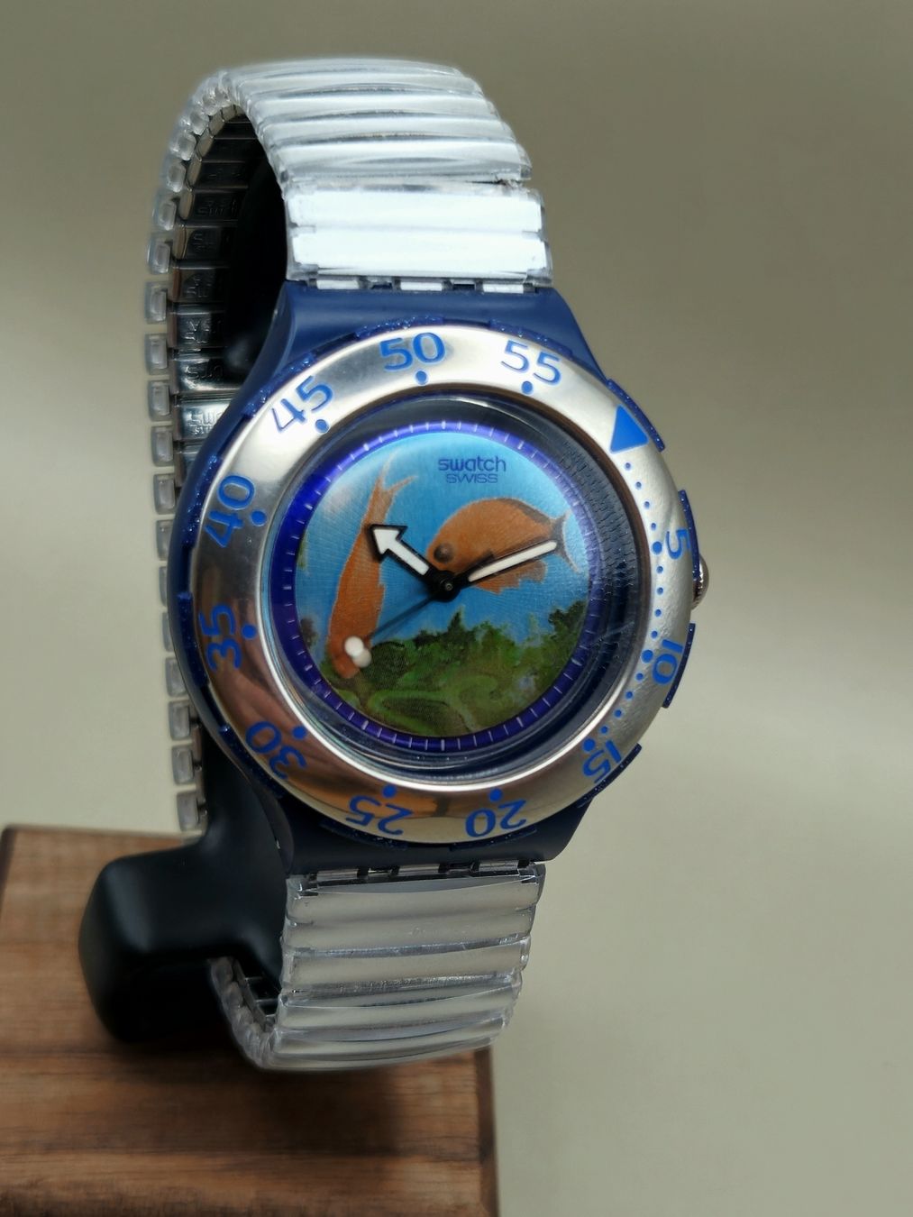 Seltene Swatch Swiss Taucheruhr Fischmotiv Vintage – ab 1 CH (Gebraucht ...