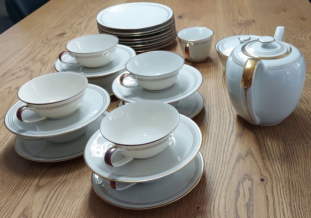 Kaffee-/Tee Service mit Goldrand | Kaufen auf Ricardo
