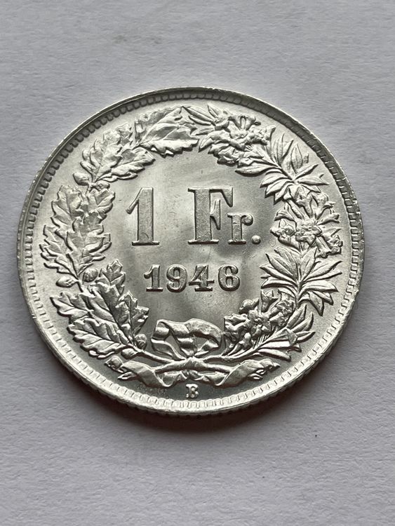 Monnaie Suisse 🇨🇭 1946 1fr très très bon (D'occasion) à Bussigny pour CHF 11 – avec livraison ...