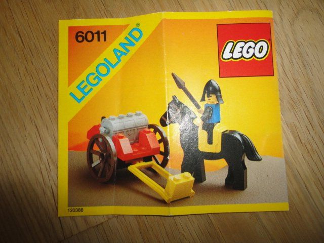 LEGO BAUPLAN RITTER 6011 JAHR 1985 | Kaufen auf Ricardo