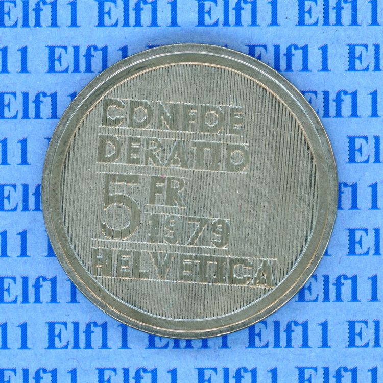 CHF___5.00 1979 Einstein Portrait stgl 5 Franken (Neu (gemäss Beschreibung)) in Widnau für CHF ...