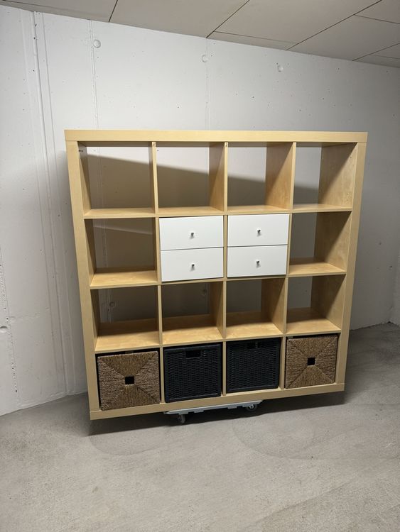 Erstaunlich Kallax Regal Holz Ebenbild