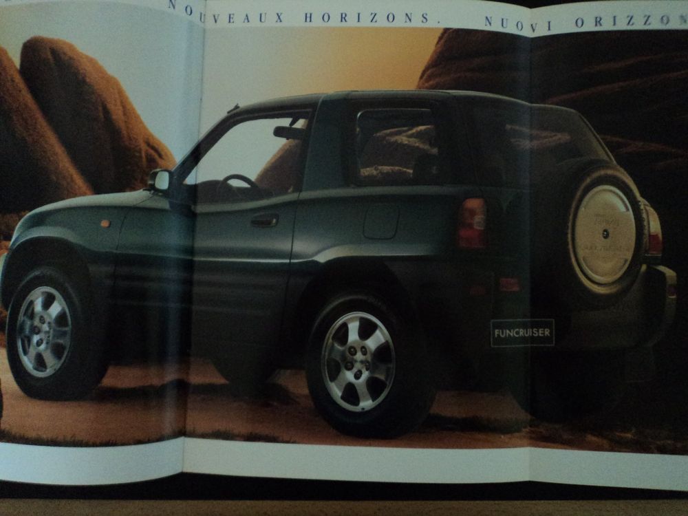 Prospekt Toyota Fun Cruiser RAV4 1994 (Gebraucht) in Schwarzenburg für ...