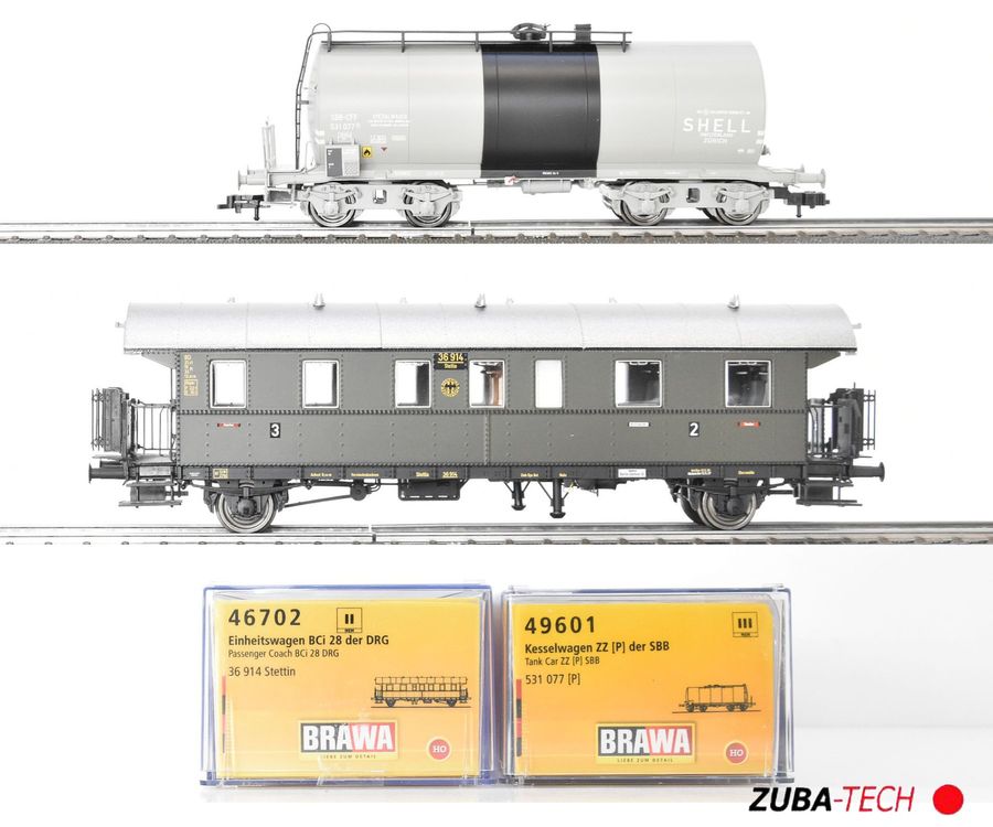 Brawa 2x Güterwagen der SBB/DRG H0 GS mit OVP | Kaufen auf Ricardo