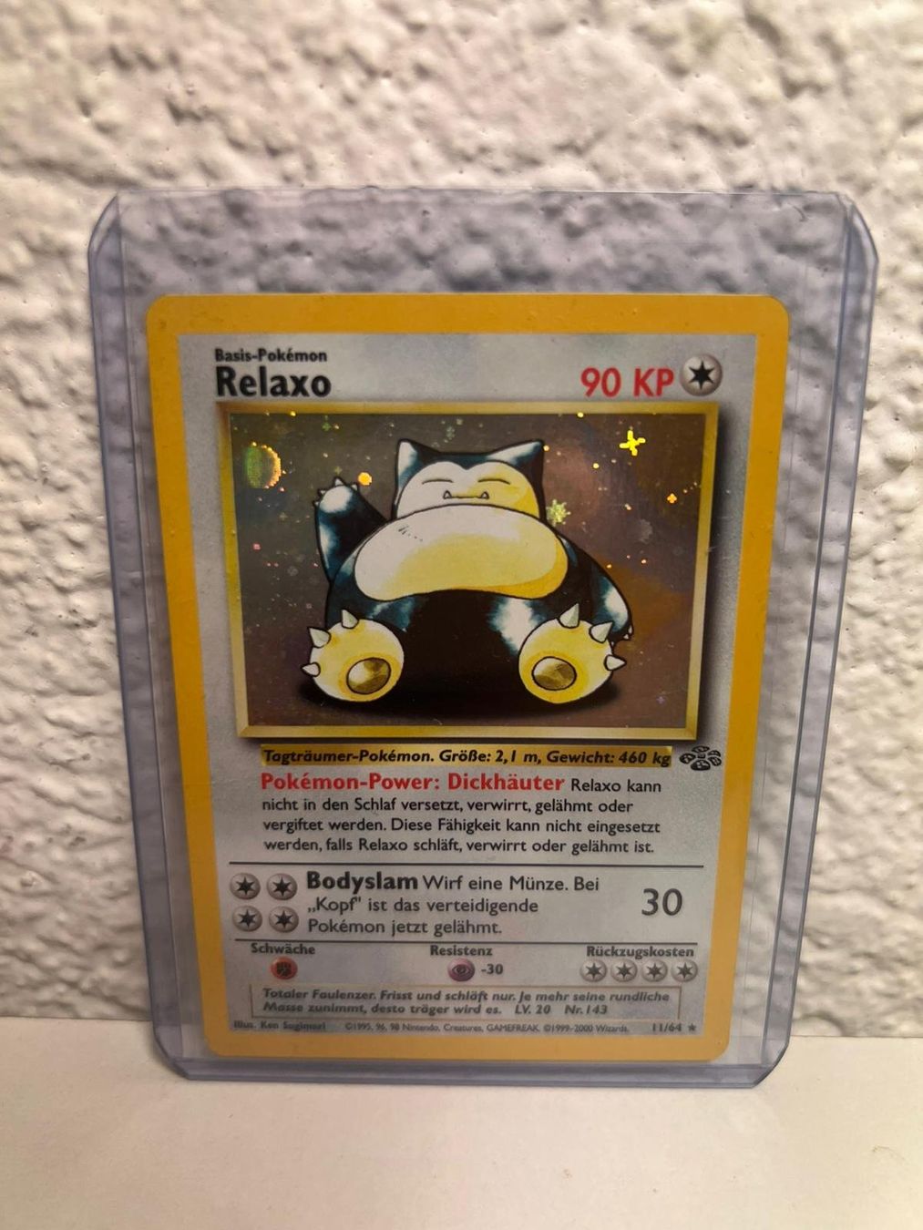 Pokemon Relaxo Holo 11/64 Jungle Deutsch (Gebraucht) in Münsingen für ...
