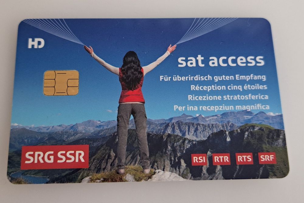 Sat ACCESS Karte SRG SSR V5.0 (Gebraucht) in Giswil für CHF 20 – mit Lieferung auf Ricardo kaufen