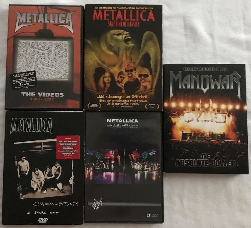 Metallica DVD s eine der erfolgreichsten Metal-Bands (Gebraucht) in ...
