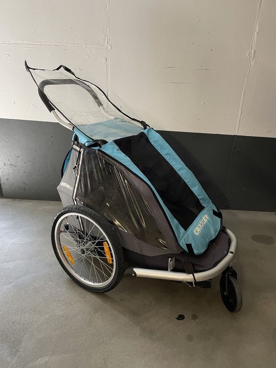 Croozer Kid for 1 Child, blue, used | Kaufen auf Ricardo