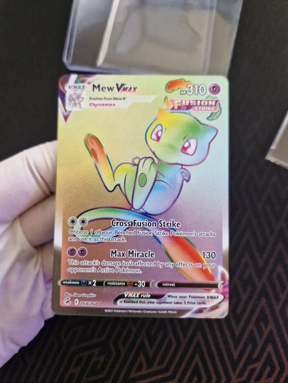 Mew VMAX Rainbow Pokemon Karte | Kaufen auf Ricardo