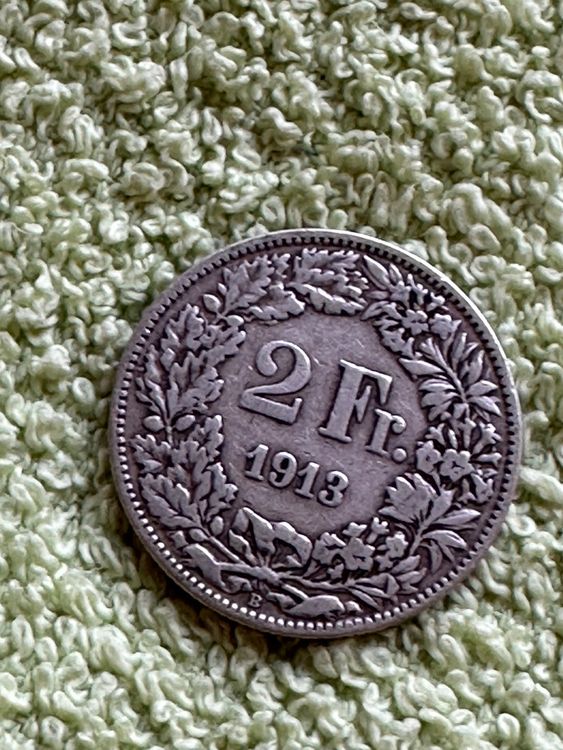 Schweizer Münze Fr. 2.- 1913 (Gebraucht) in Obergerlafingen für CHF 7 – mit Lieferung auf ...
