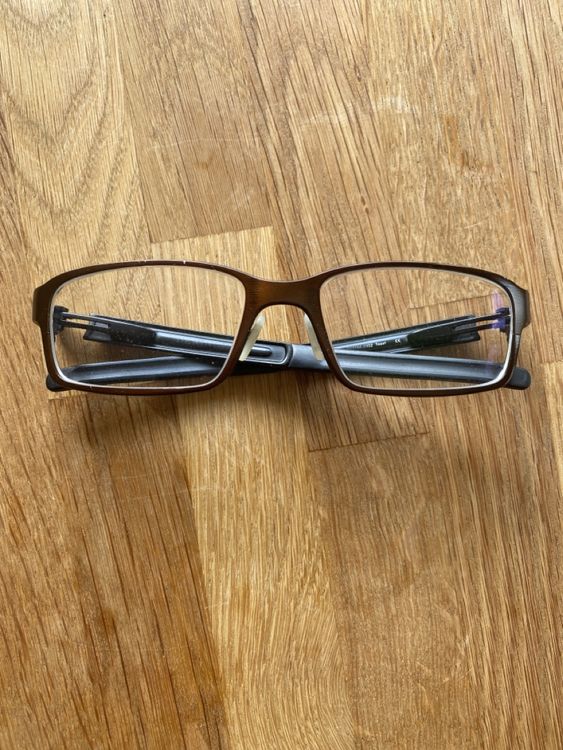 Oakley Brille Herrenmodell braun stylisch | Kaufen auf Ricardo