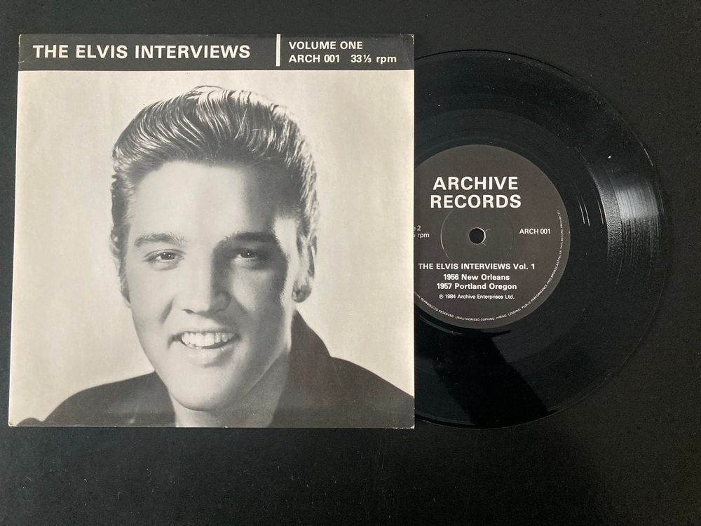 Elvis Presley / EP The Elvis Interviews Vol.1 / England (Gebraucht) in ...