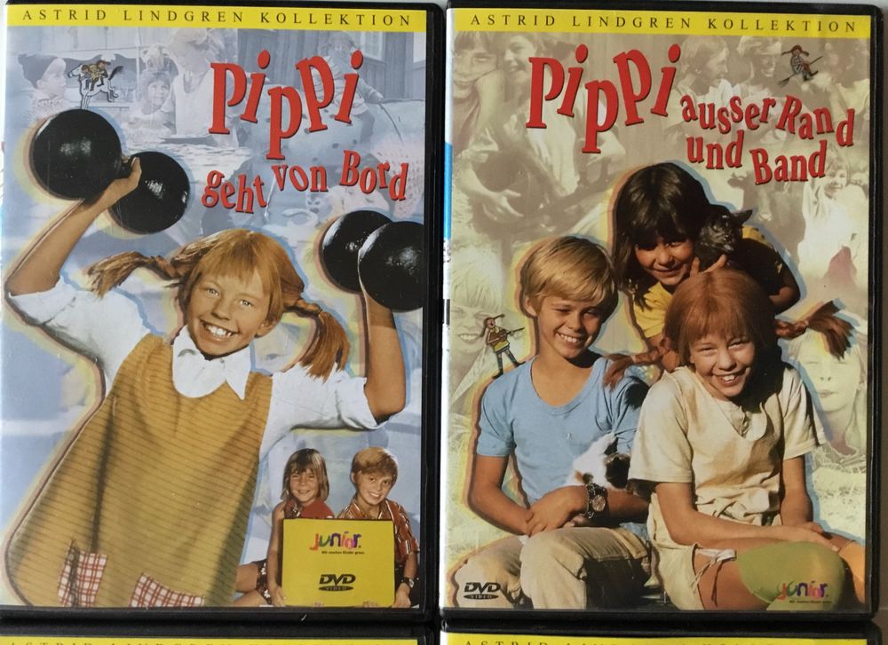 Pippi Langstrumpf - 4 Kinderfilme von Astrid Lindgren 1968 | Kaufen auf ...
