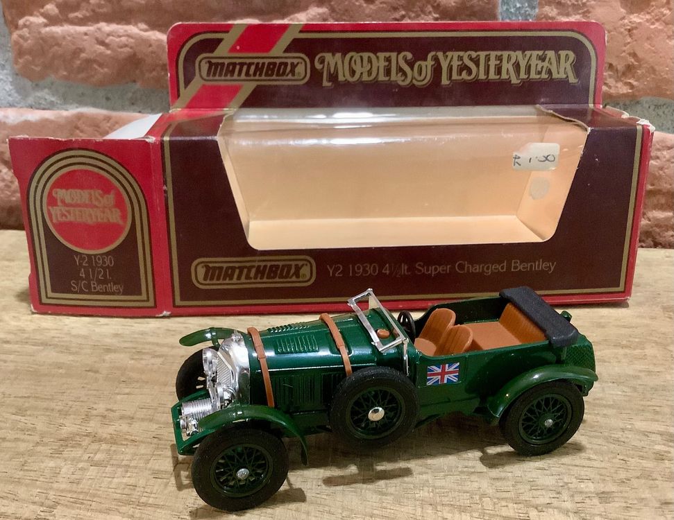 1985 Matchbox Y2 - 1930 SUPER CHARGED BENTLEY - England (Neu und ...