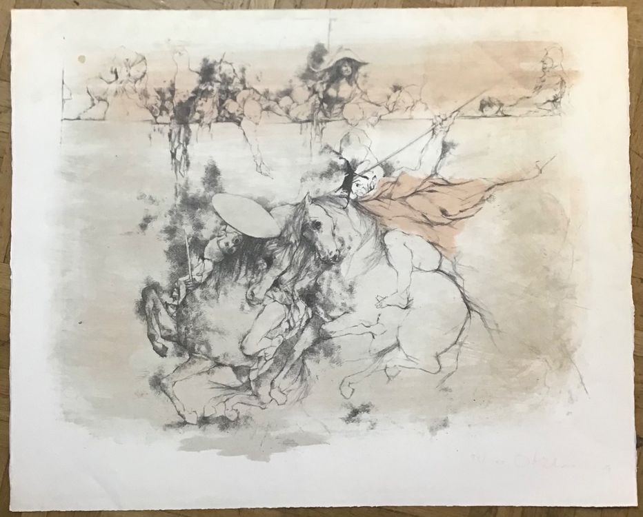 Otto BACHMANN (1915-1996) Lithographie Handsigniert | Kaufen auf Ricardo