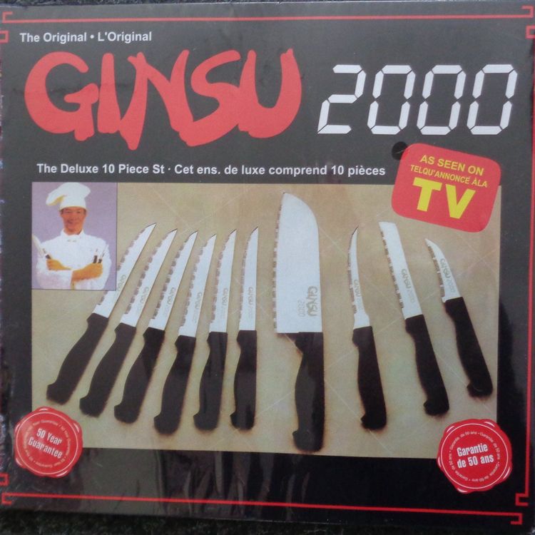 GINSU 2000 ORIGINAL MESSER SET 10 TLG. (Neu und originalverpackt) in Lausanne für CHF 22 – mit ...