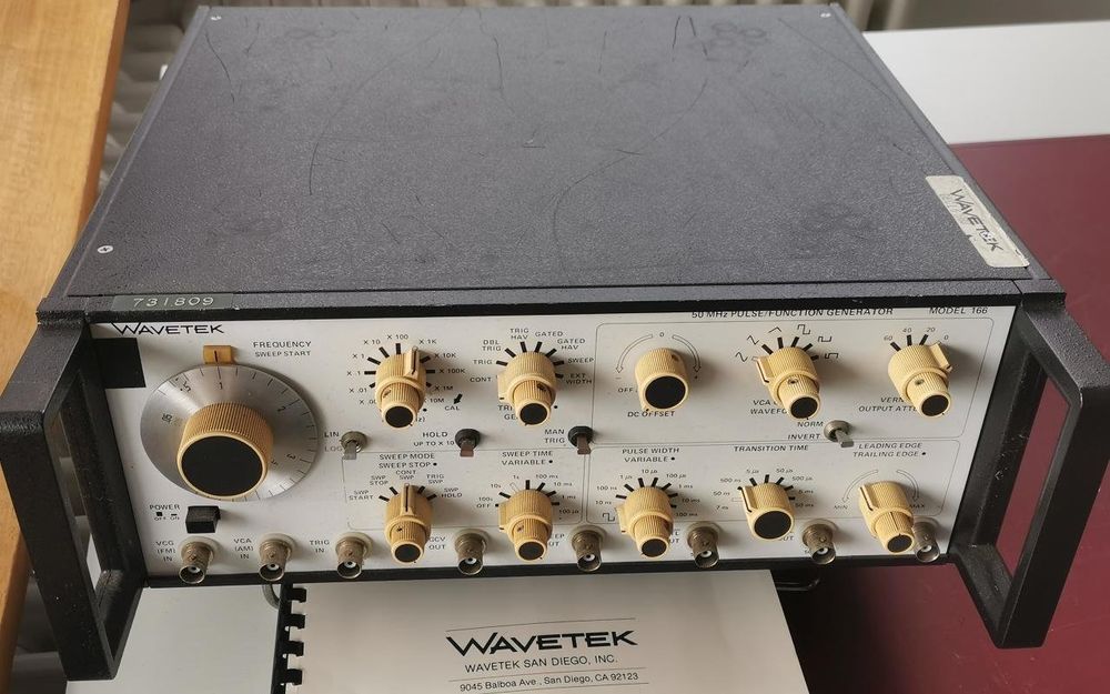Wavetek Model 166 Analog Pulse/Function Generator 50 MHz (Gebraucht) in ...