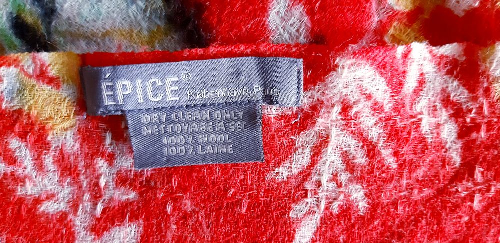 ÉPICE - Paris - Wollschal - Schal - Grand Foulard (Gebraucht) in ...