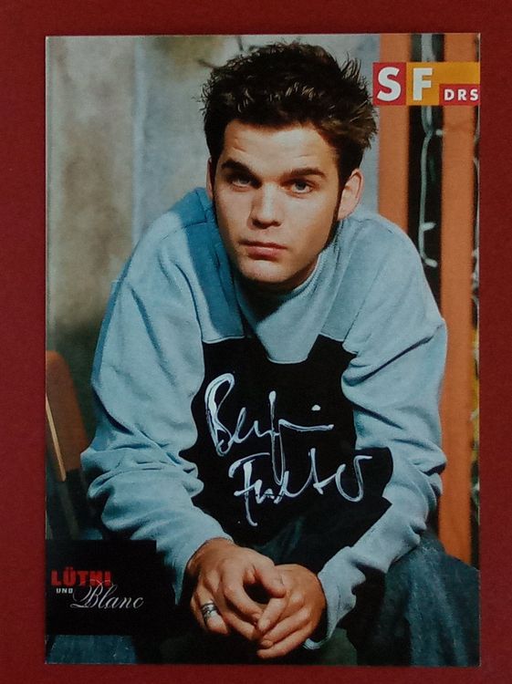 Benjamin Fueter Lüthi und Blanc SF DRS Autogramm Foto 10x15c | Kaufen ...