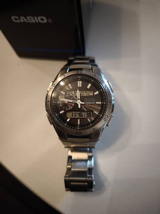 Casio Multiband 6 Solar und Batterie weltweit Funk! (Gebraucht) in ...