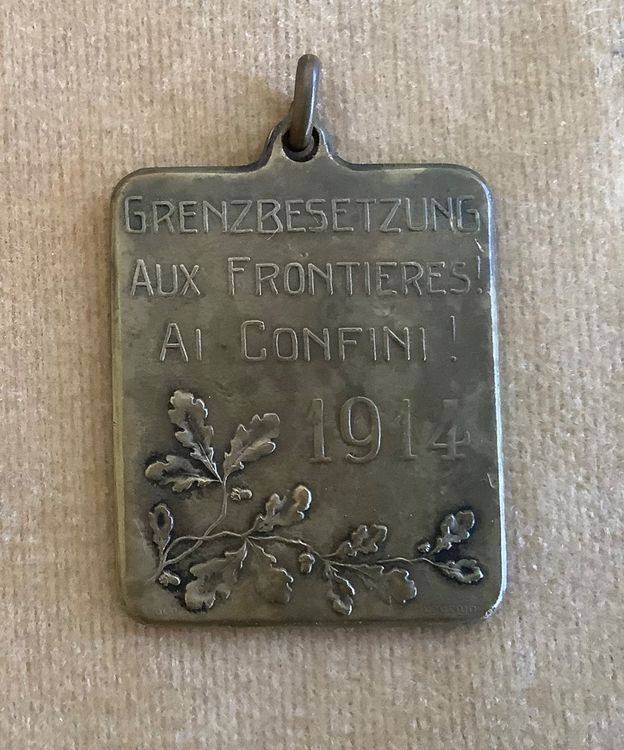 Médaille Grenzbesetzung 1914 Bronze Frontières (Gebraucht) in Meyrin für CHF 8 – mit Lieferung ...
