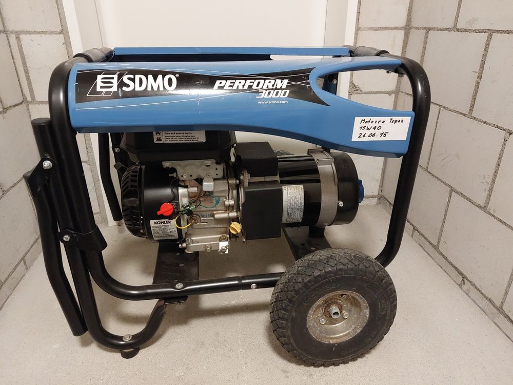 SDMO Generator mit Kohler Motor 3000W (Neu (gemäss Beschreibung)) in Zeiningen für CHF 280 – nur ...