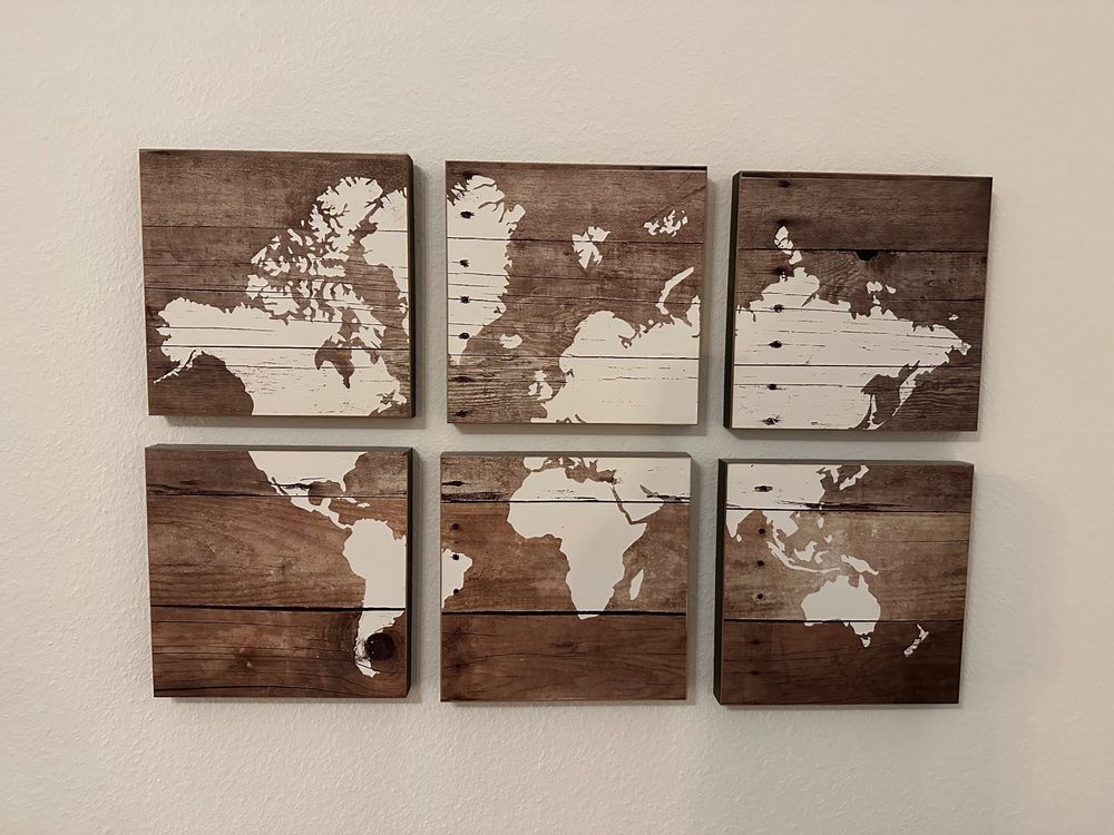 Bild Kombination Weltkarte | Kaufen auf Ricardo