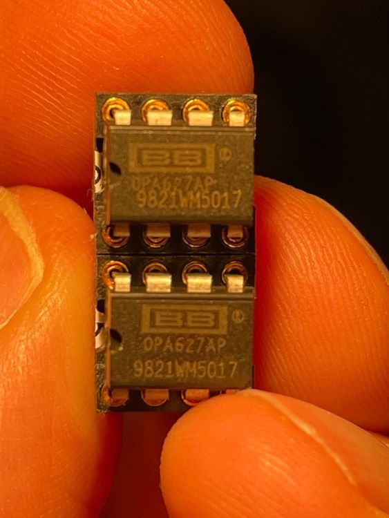 High-End OP-Amp Kit 4xOPA 627AP mit Browndog Adapter und DIP (Neu ...