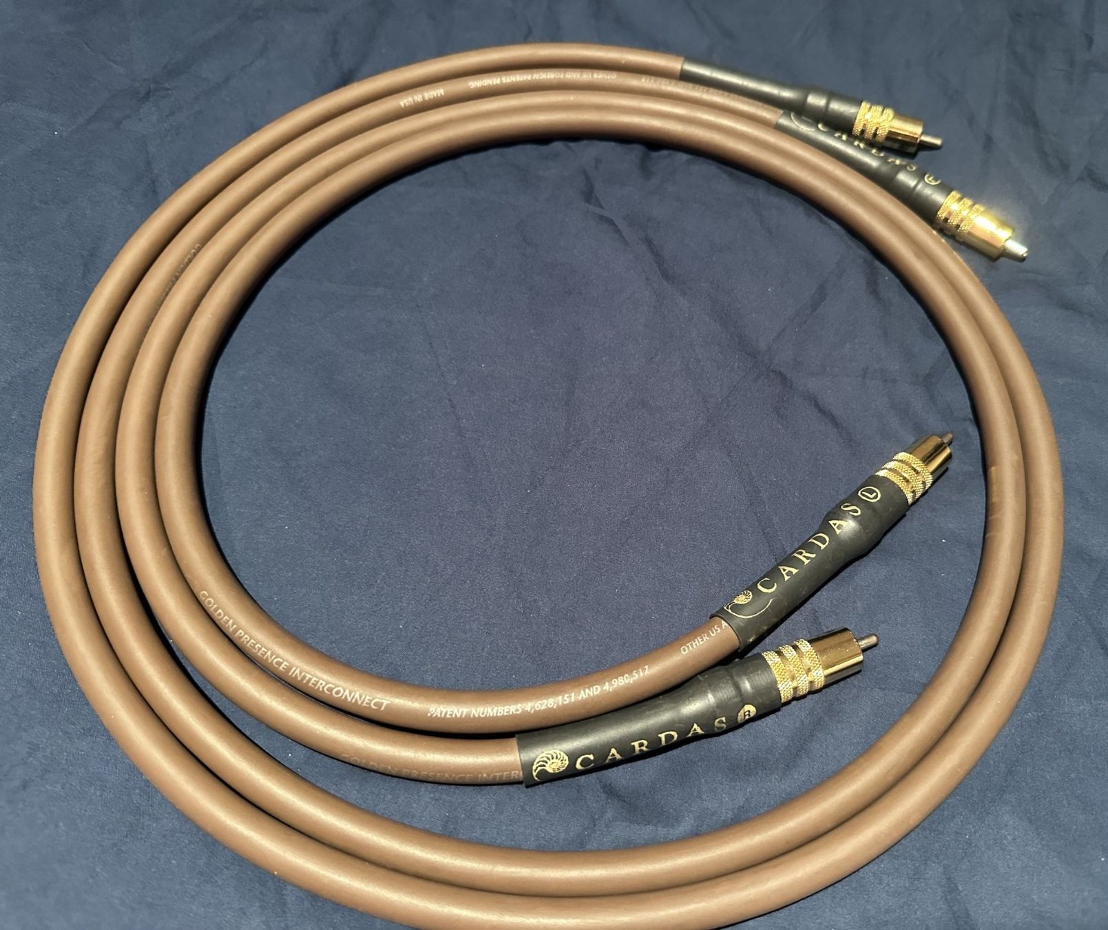 Cardas Golden Presence (Cinchkabel 2 x 1,5m) (Gebraucht) in Zürich für ...