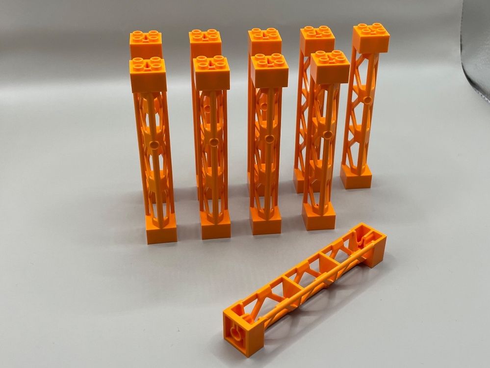 10x Lego Stütze (support) 2 x 2 x 10 NEU (Neu (gemäss Beschreibung)) in ...