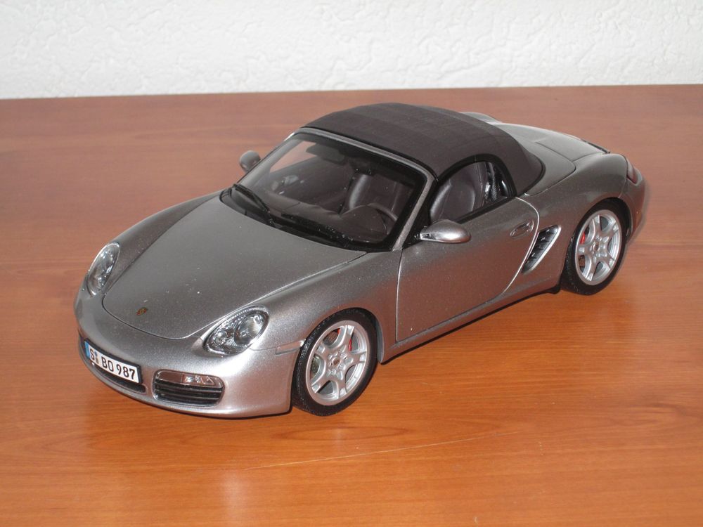 KYOSHO PORSCHE BOXSTER S (987) SPIDER 2005 1/18 (Neu (gemäss ...