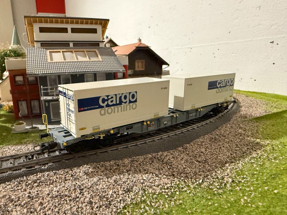 Roco 66632 - Containertragwagen SBB Cargo Sgns - OVP (Gebraucht) in ...