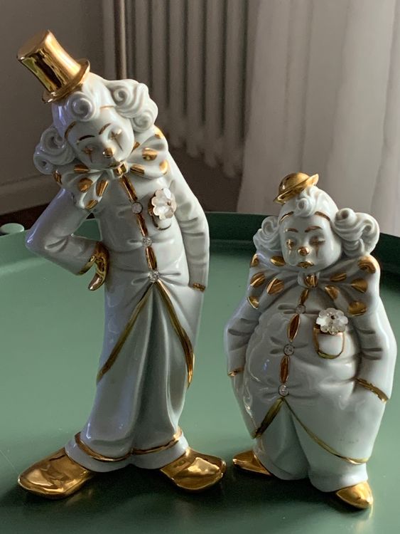Set Clown Porzellan RG Oggetti Capodimonte & Limoges (Gebraucht) in ...