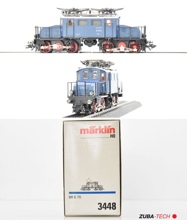 Märklin 3448 E-Lok BR E 70 DB H0 WS Analog mit OVP (Gebraucht) in St. Gallen für CHF 99 – mit ...