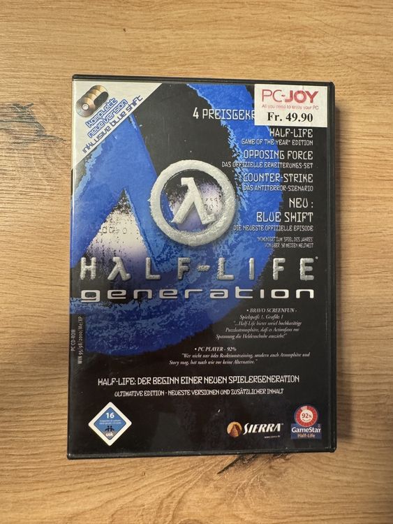 Half-Life Generation PC Game - Komplett - Rarität! (Gebraucht) in ...