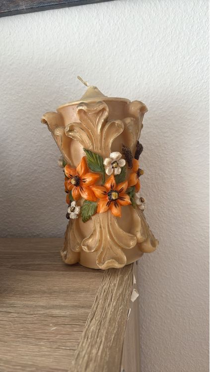 Wunderschöne Deko Kerze Handgemacht (Gebraucht) in Gams für CHF 80 – nur Abholung auf Ricardo kaufen