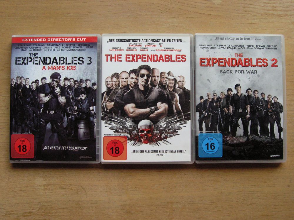 The Expendables DVD Trilogy (Gebraucht) in Zuzwil SG für CHF 9.5 – mit Lieferung auf Ricardo kaufen